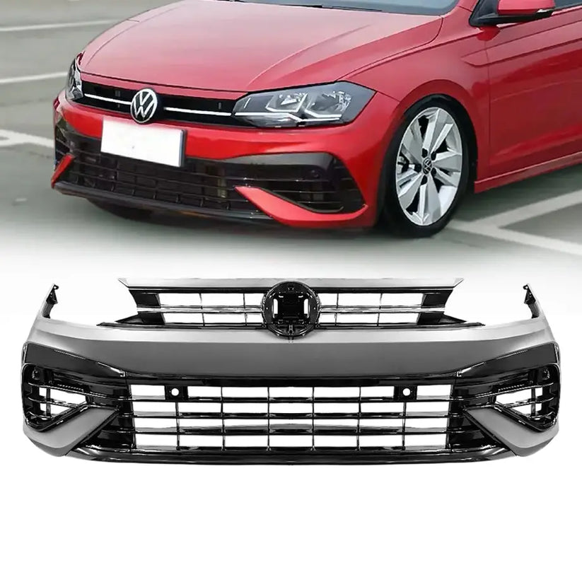 Suitable To Fit - V-W Polo 8AW (18-22) Golf 8R Style Plastic Front Bum ...