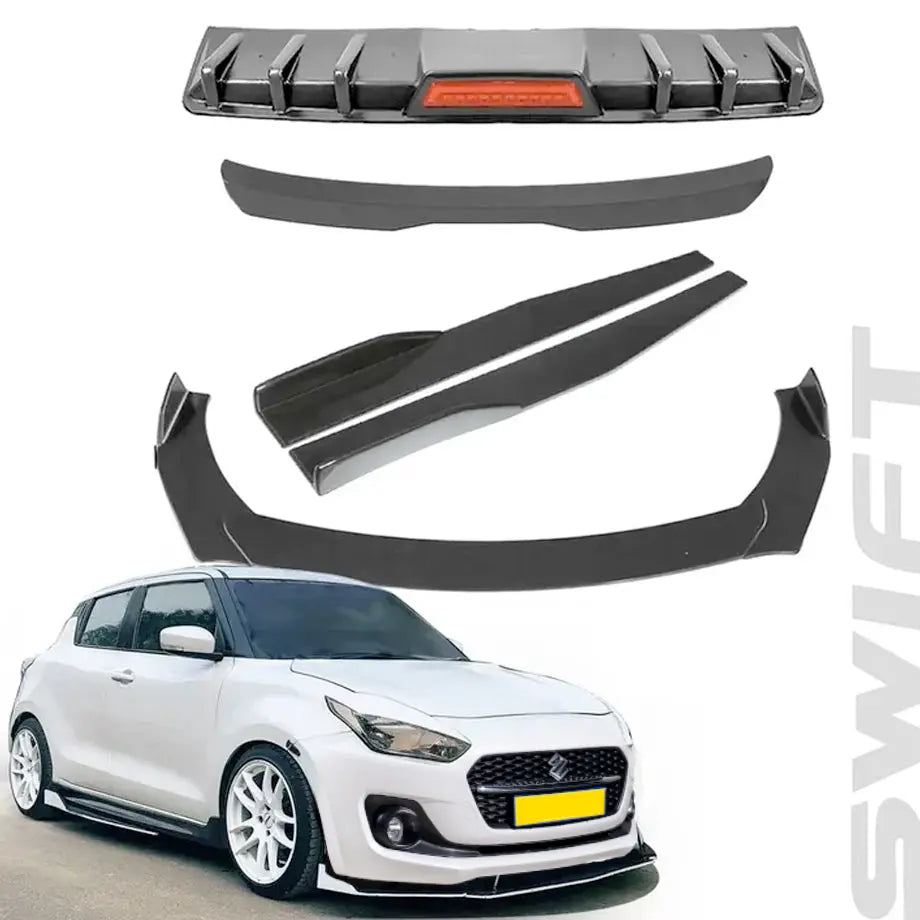 Suzuki Swift (17-On) 7-Piece Gloss Black Body Kit – Max Motorsport