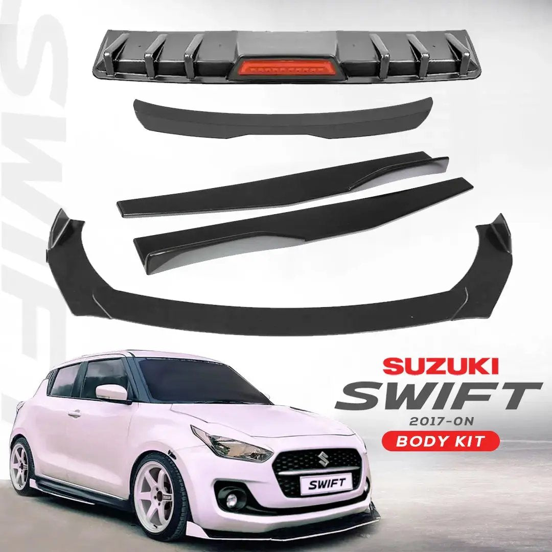 Suzuki Swift (17-On) 7-Piece Gloss Black Body Kit – Max Motorsport