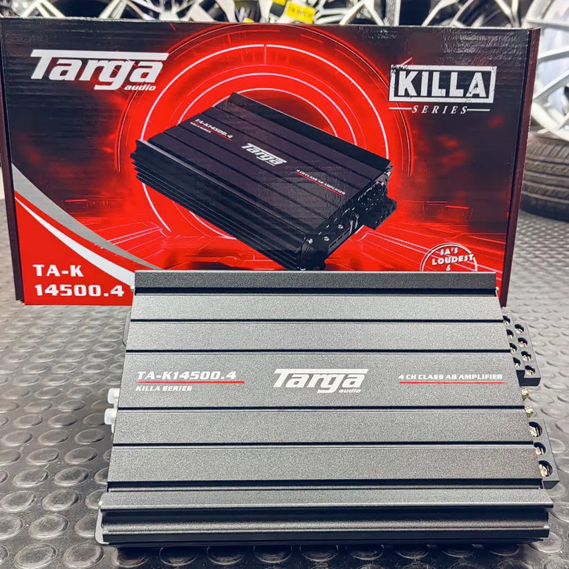 Targa TA-K14500.4 Killa Series 4-Channel Amplifier (14500W) – Max ...