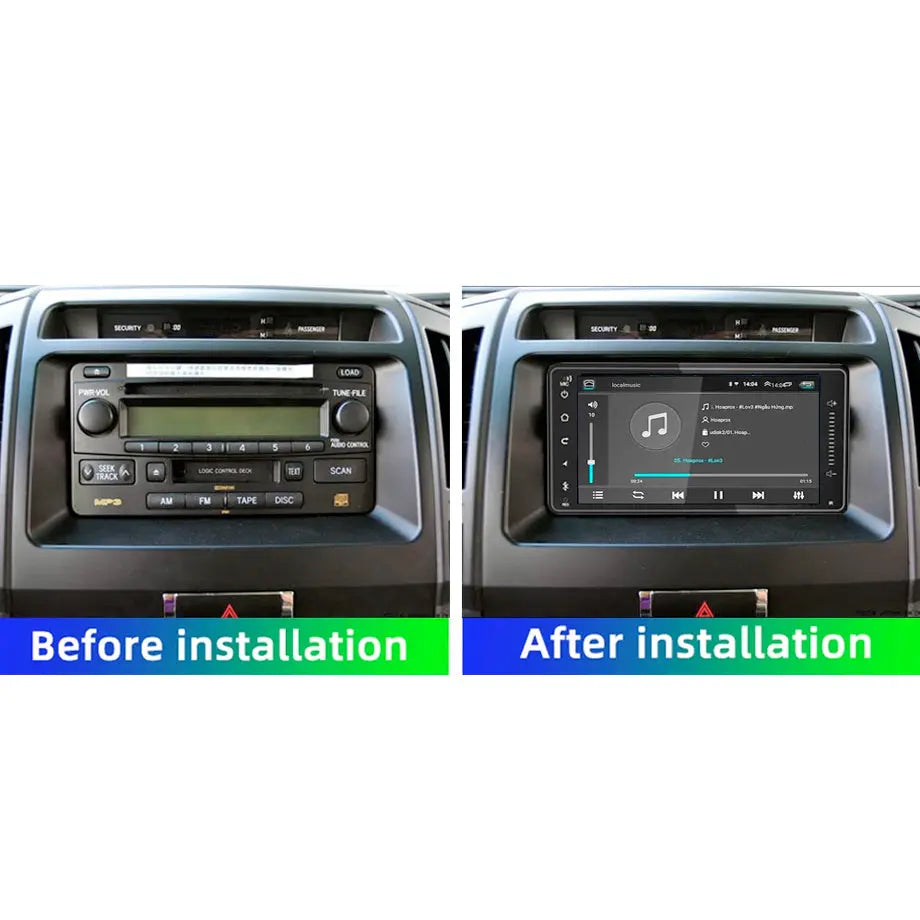 Targa TDA-TYT7 - 7 Inch Toyota Android Multimedia Unit With Apple Carp ...