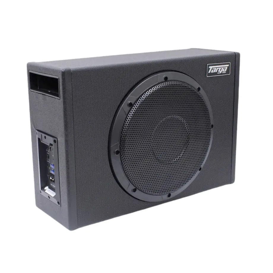Targa TG-TSA258B 10-Inch Active Subwoofer Enclosure with Built-In Ampl – Max Motorsport