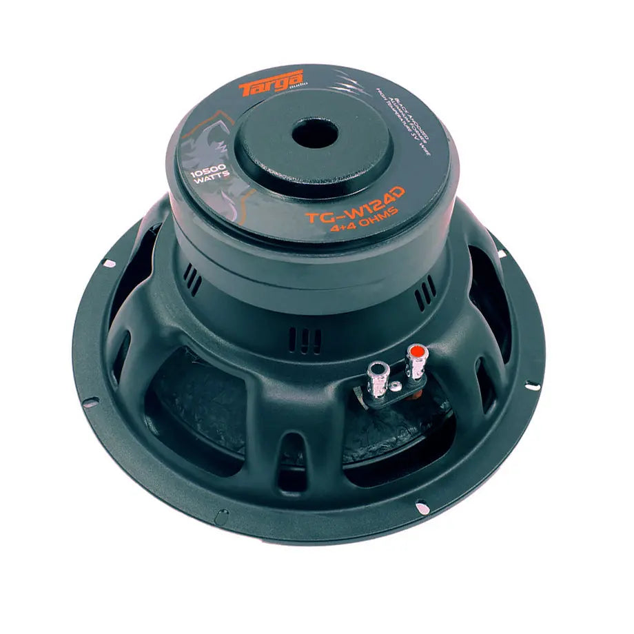 Targa TG-W124DW Wolf Series 12″ D4 DVC Subwoofer - 10500W – Max Motorsport