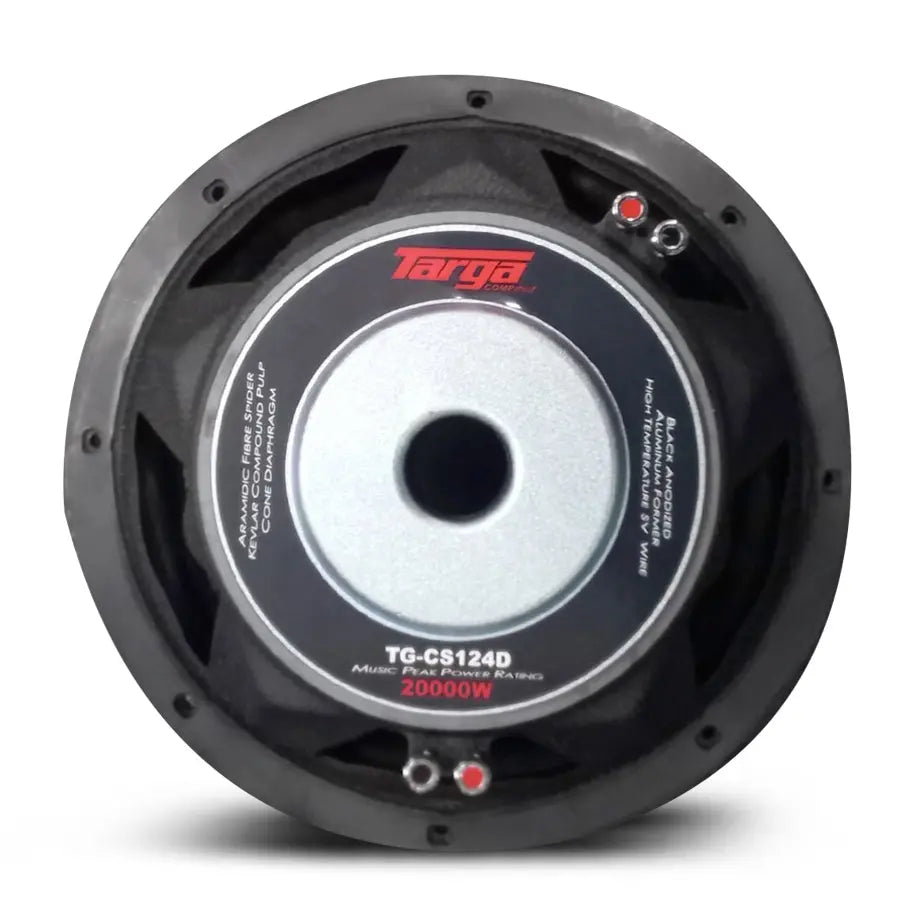 Targa TGCS122D 12" Comp Street D2 DVC Subwoofer (20000W) – Max Motorsport