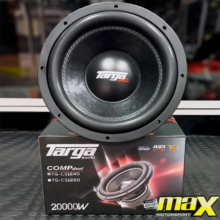 Targa TGCS124D 12" Comp Street D4 DVC Subwoofer (20000W) – Max Motorsport