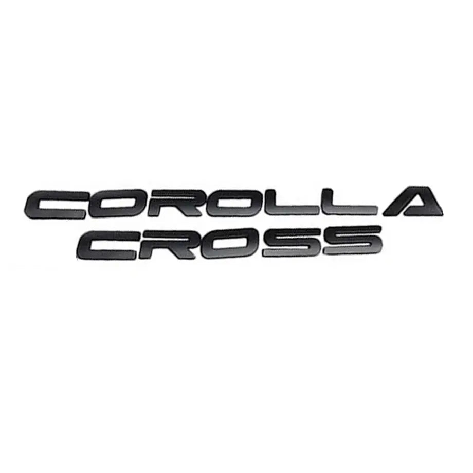 Toyota Corolla Cross - Matte Black Lettering Badge – Max Motorsport