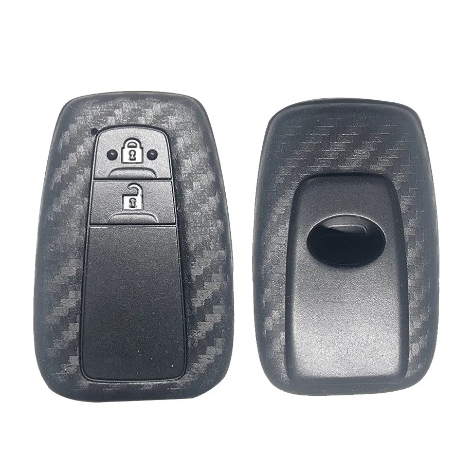 Toyota Corolla Cross (21-On) Soft Shell Carbon Look Key Case Cover ...