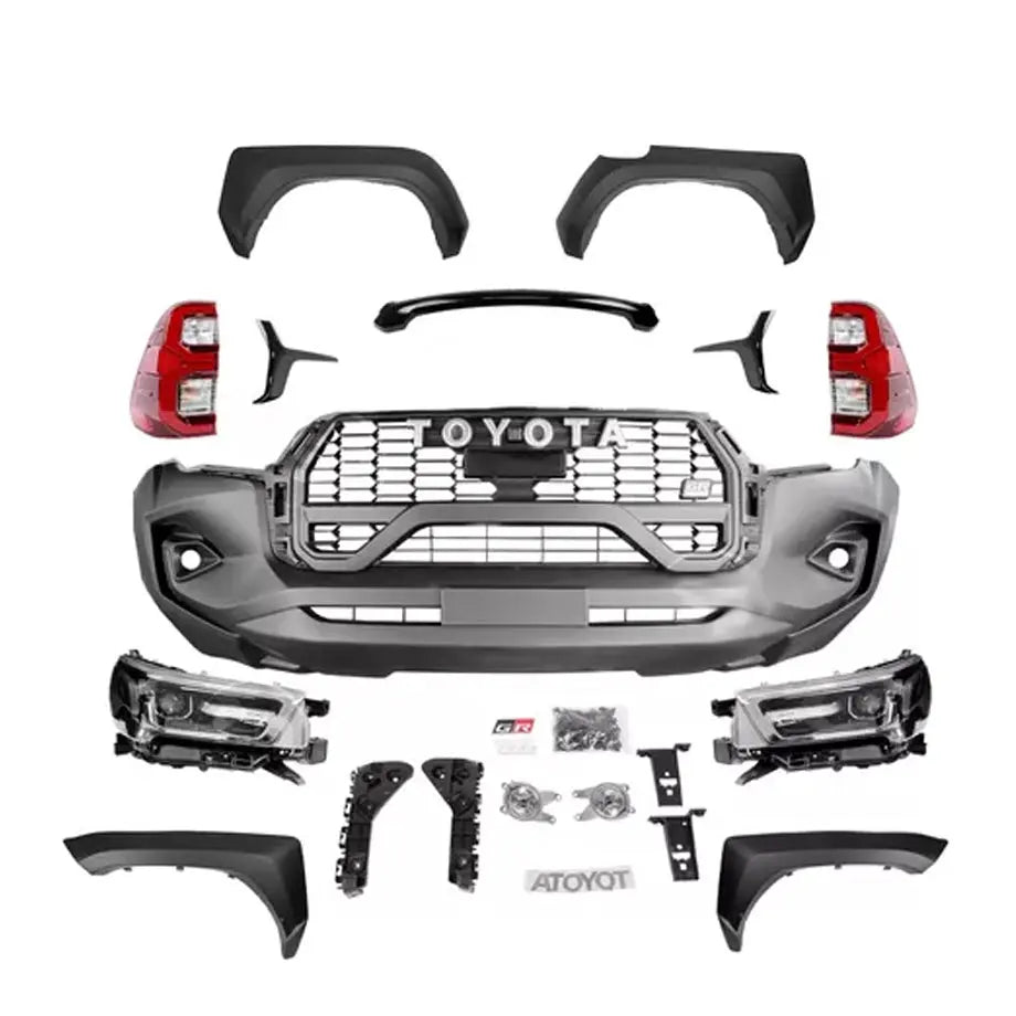 Toyota Hilux (15-20) GR Sport Style Conversion Body Kit Including Head ...