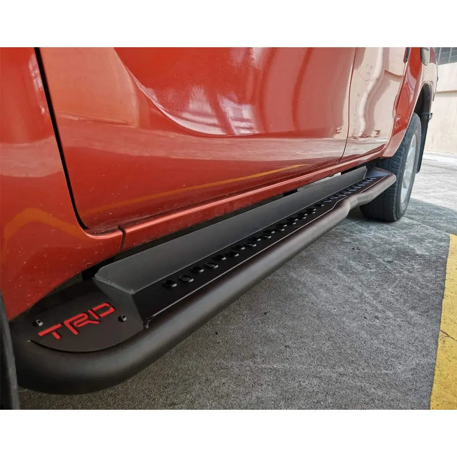 Toyota Hilux (16-On) TRD Style Steel Side Steps – Max Motorsport