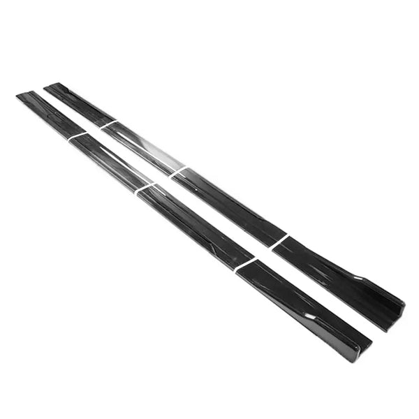 Universal 8-Piece Gloss Black Side Skirts Extensions – Max Motorsport
