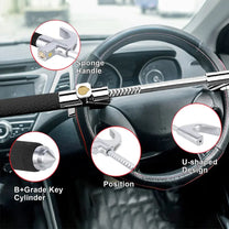 Universal Anti Theft Steering Wheel Lock – Max Motorsport