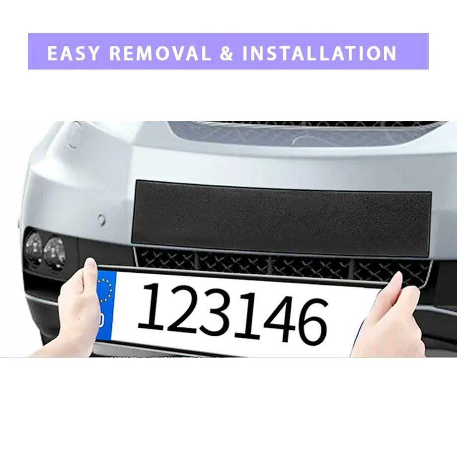 Universal Stick-On Velcro Number Plate Holder 4-Piece Set – Max Motorsport