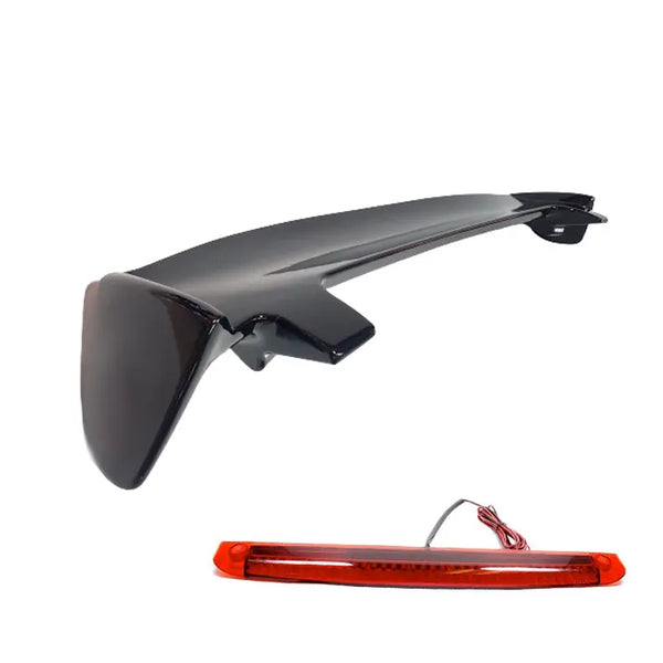 Universal Gloss Black Hatchback Roof Spoiler With Brake Light – Max ...