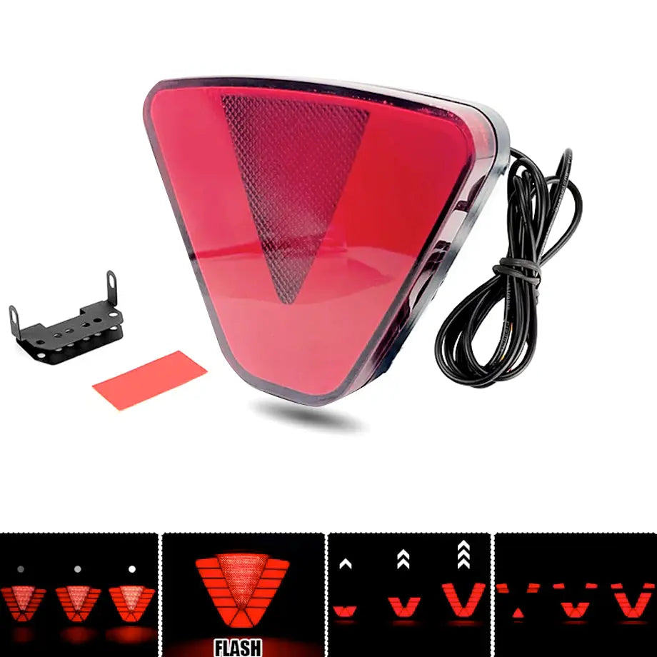 Universal Triangular F1 Style Smoked Red LED Brake Light - Type C – Max ...