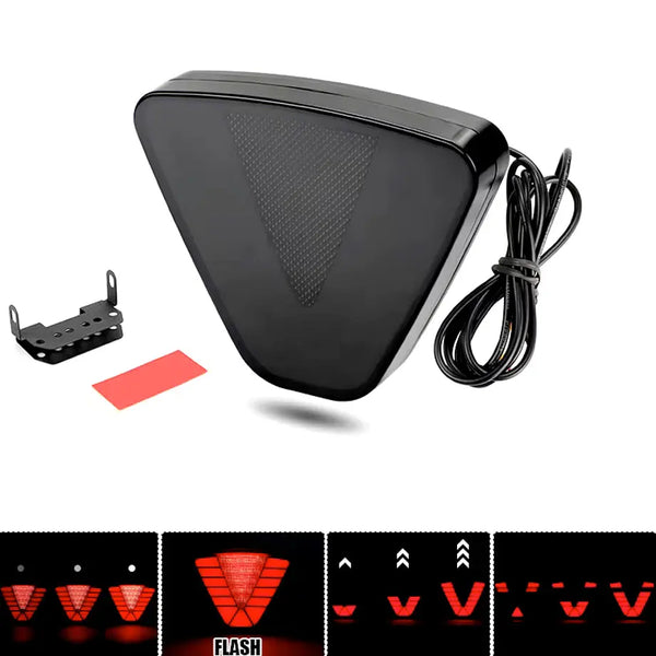 Universal Triangular F1 Style Smoked Black LED Brake Light - Type C ...