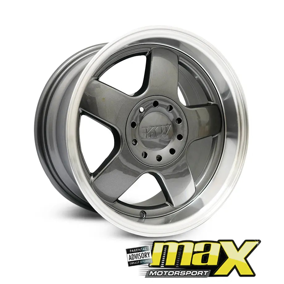 15 Inch Mag Wheel - MX5709 Wheel (4x100 / 114.3 PCD) – Max Motorsport