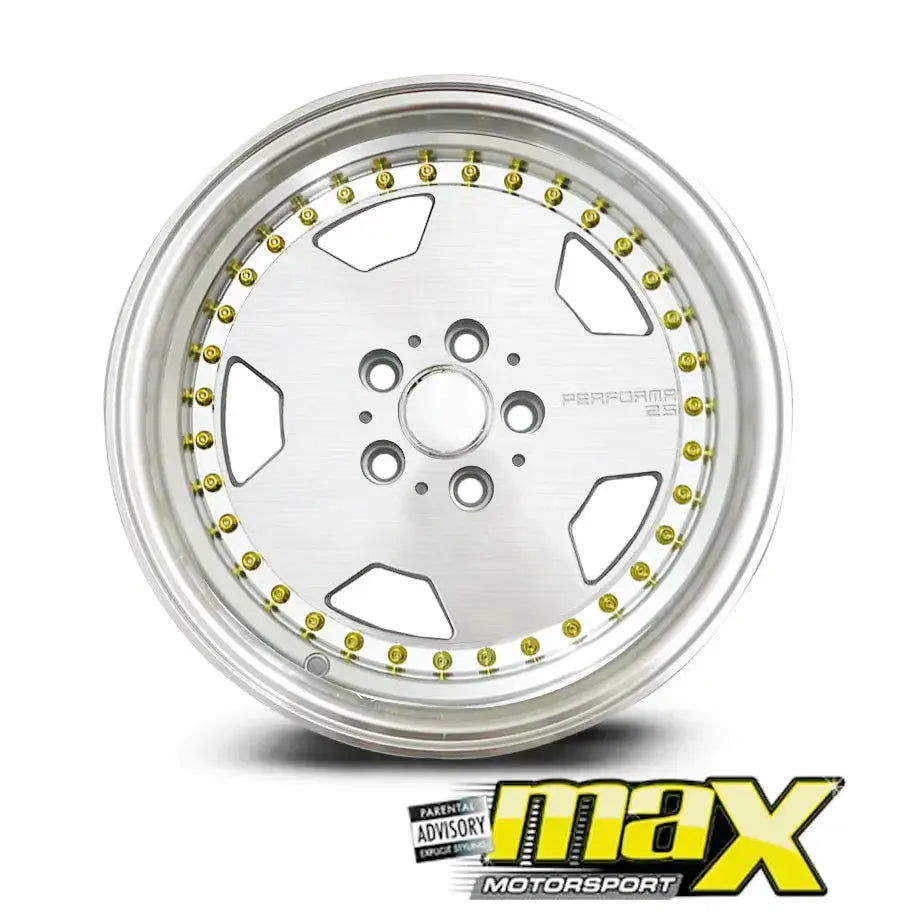 15 Inch Mag Wheel - MX5852 Monoblock Wheel - (5x100 PCD) – Max Motorsport