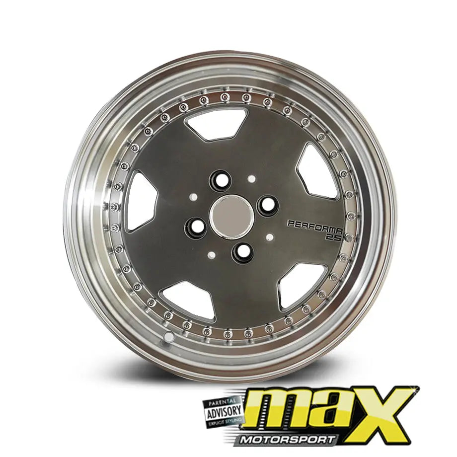 15 Inch Mag Wheel - MX5852 Monoblock Wheel - (4x100 PCD) – Max Motorsport