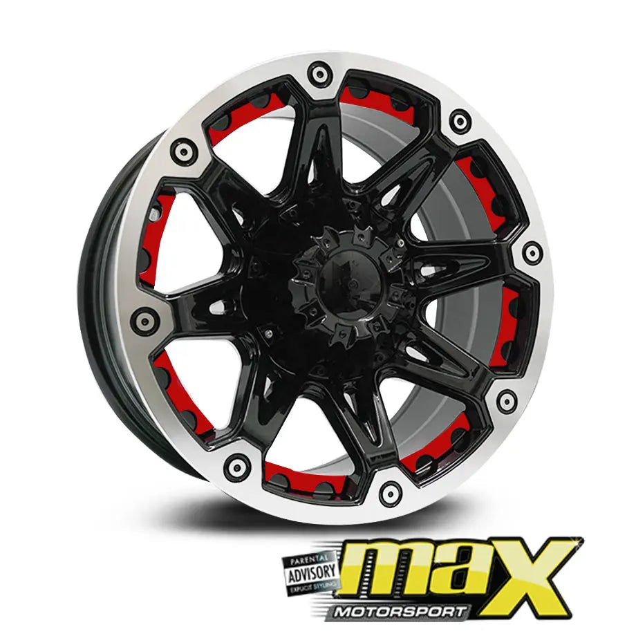 17 Inch Mag Wheel - 4x4 Black Rhino Bakkie Wheel - MX28 (6x139.7 PCD ...