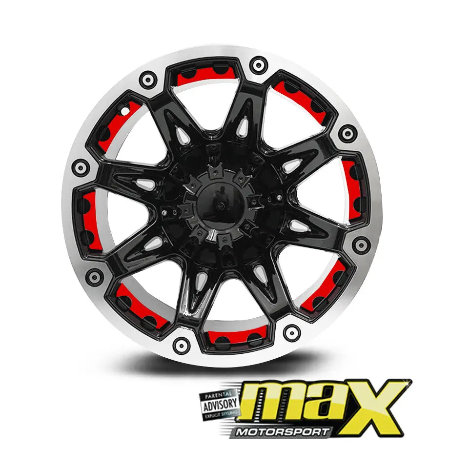 17 Inch Mag Wheel - 4x4 Black Rhino Bakkie Wheel - MX28 (6x139.7 PCD ...
