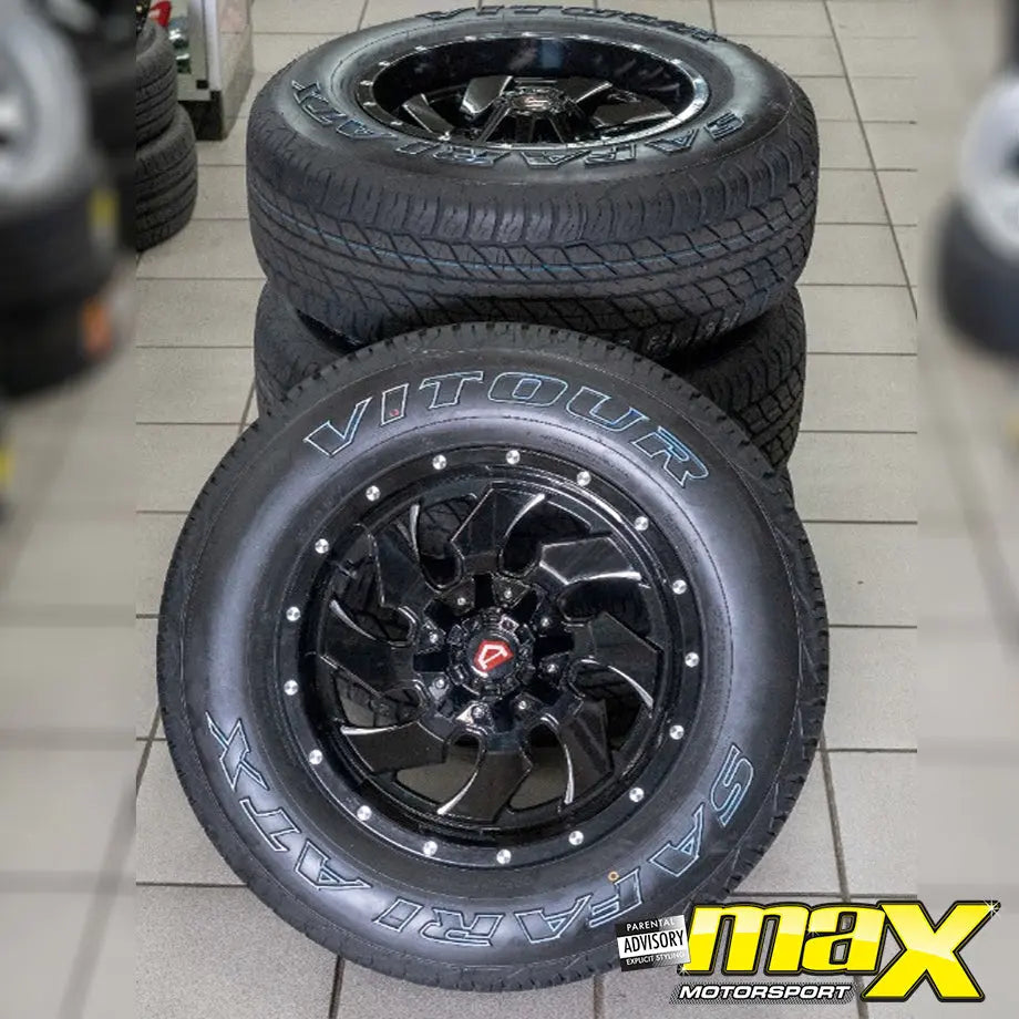17 Inch MX8107 Bakkie Wheel & Tyre Combo (6x139.7 PCD) – Max Motorsport