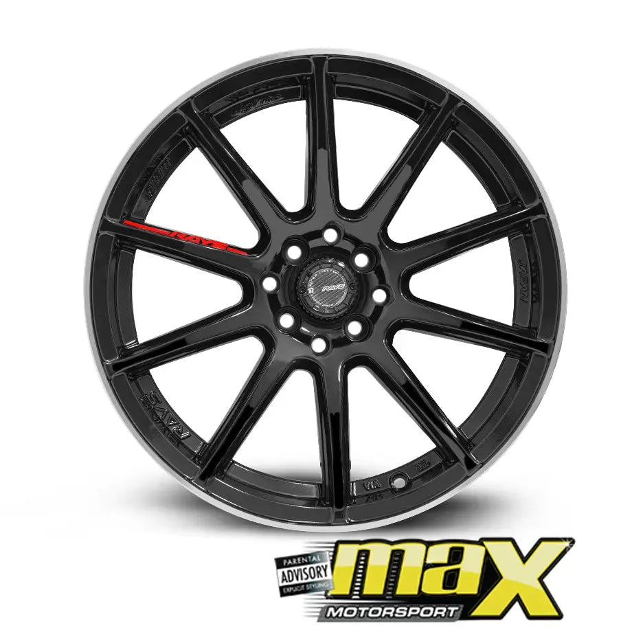 17 Inch Mag Wheel - MX115 Rays Style Wheels - (4x100/114.3 PCD) – Max ...