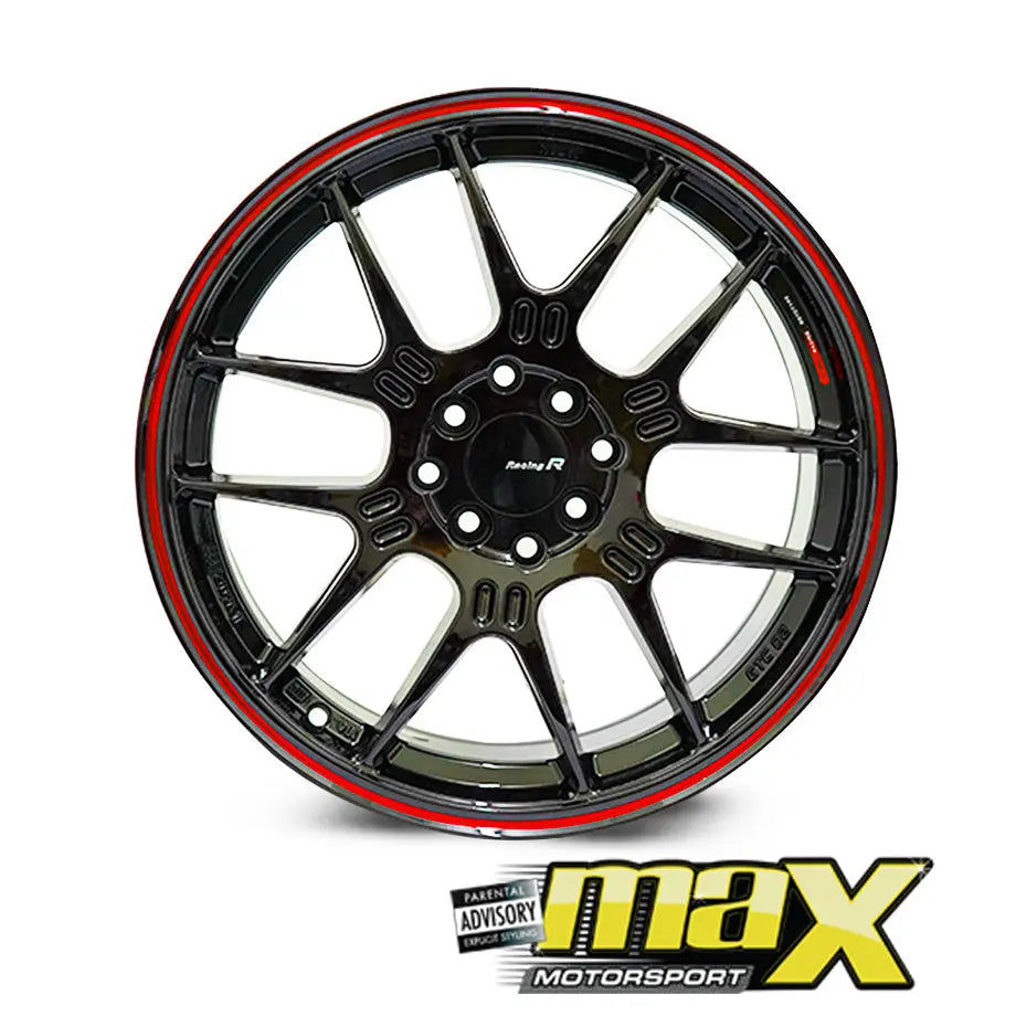 17 Inch Mag Wheel - MXGTC02 Wheels - (4x100/114.3 PCD) – Max Motorsport