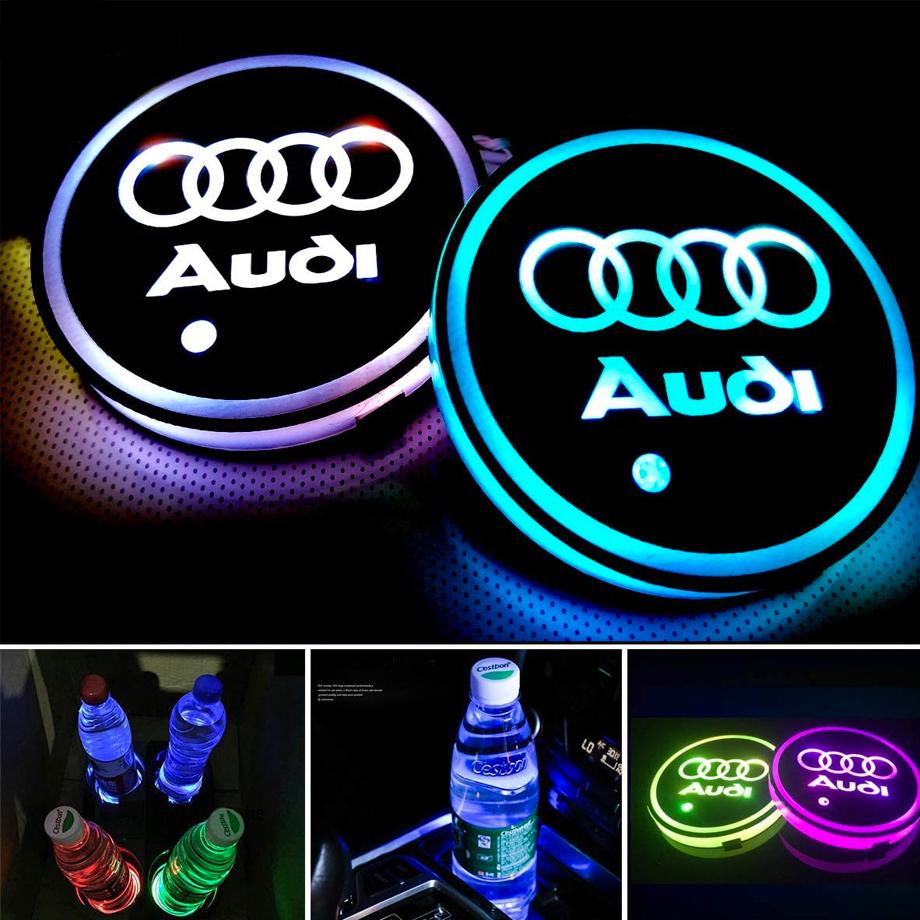 Audi Logo LED Cup Holder Coaster – Max Motorsport