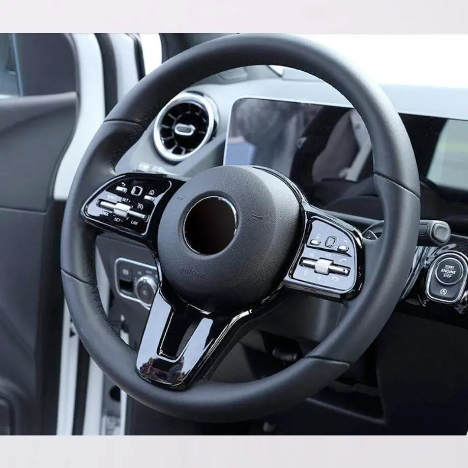 Merc Gloss Black Steering Wheel Insert Trim – Max Motorsport