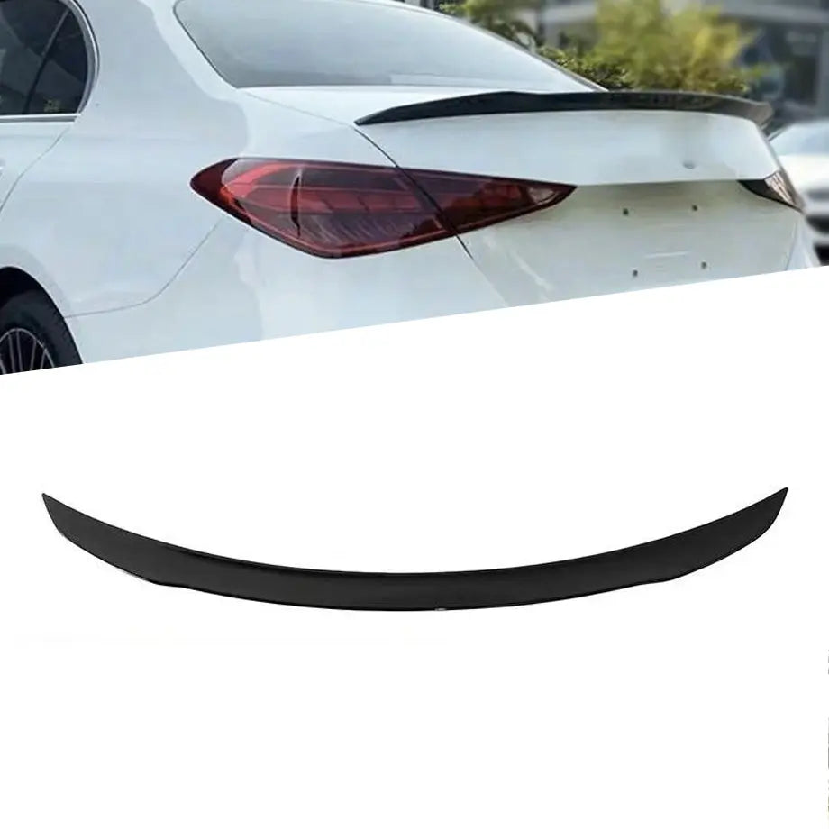 Merc W206 C-Class (21-On) AMG Style Gloss Black Boot Spoiler – Max ...