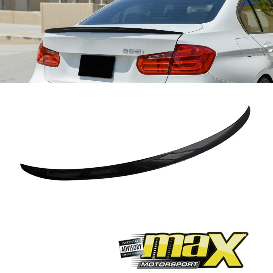 BM F30 3-Series Gloss Black Plastic Performance Boot Spoiler – Max ...