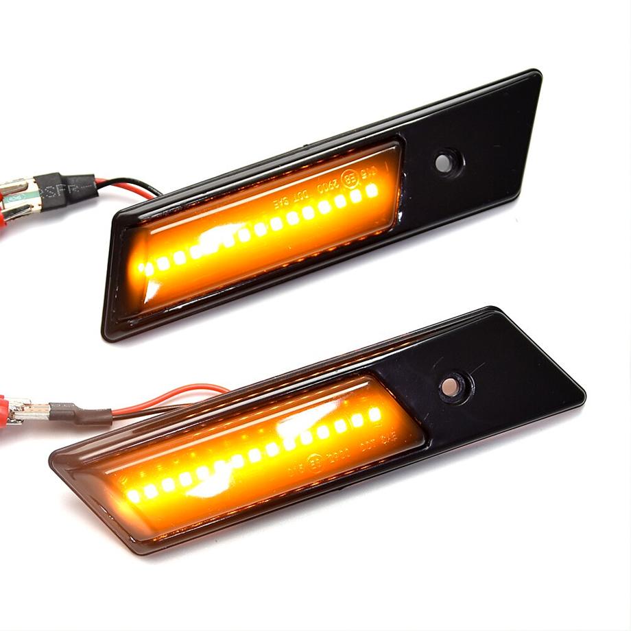 BM E36 3-Series (90-98) Smoked LED Sequential Side Markers – Max Motorsport
