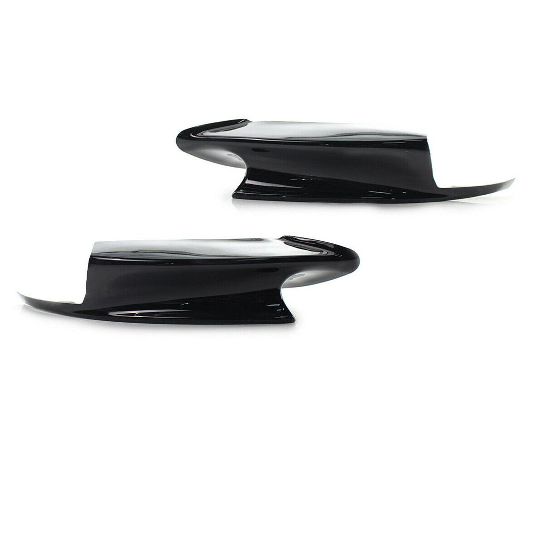 BM E92 M3 Gloss Black Plastic Front Bumper Splitters – Max Motorsport