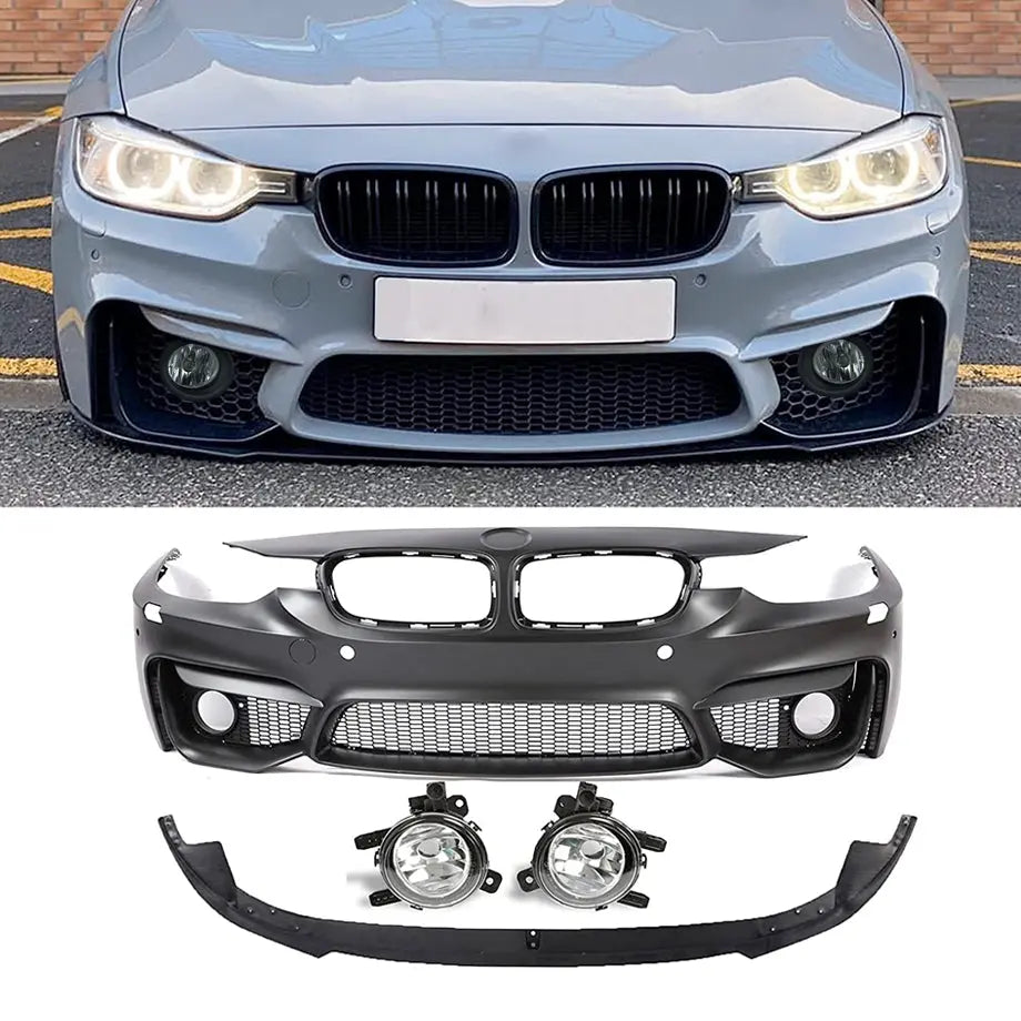 BM F80 M3 Style Front Bumper To Fit BM F30 S-Series – Max Motorsport