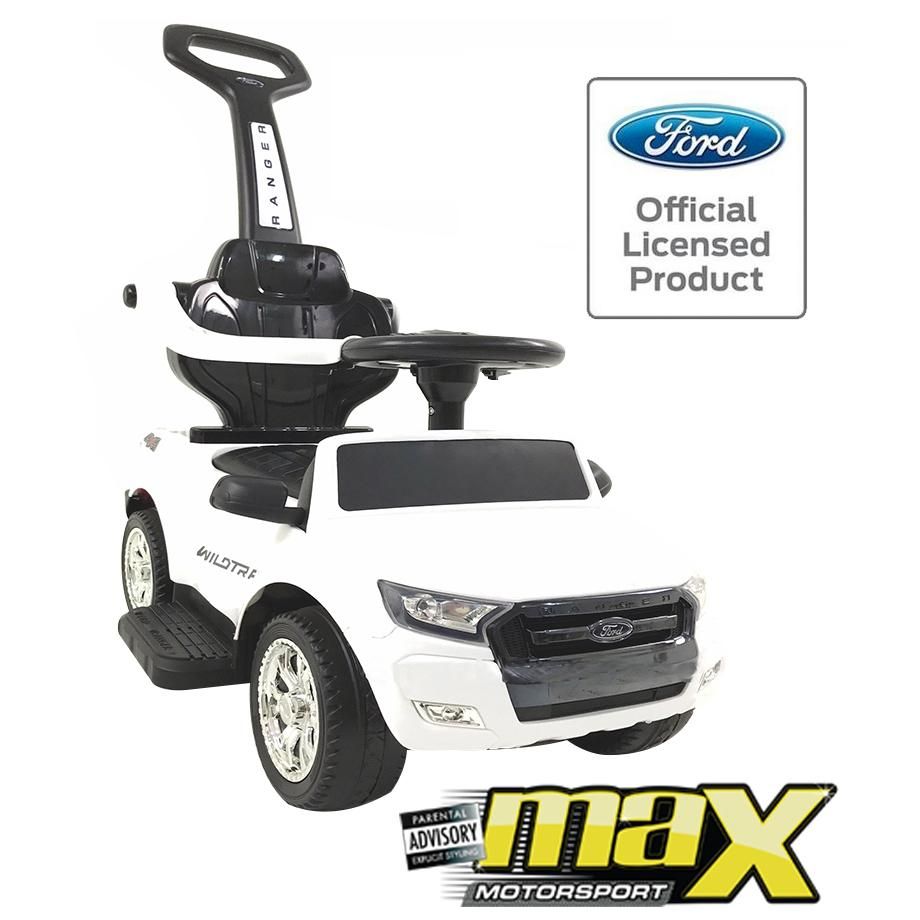 T7 Ford Ranger Kids Push Along Ride on Car with Push Bar – Max Motorsport