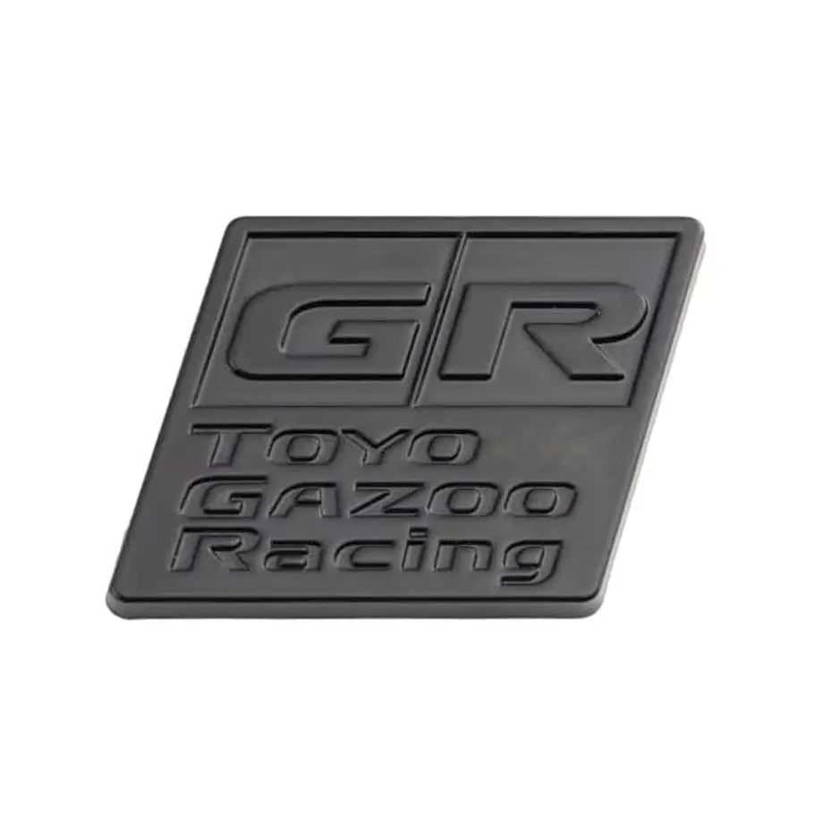 GR Gazoo Racing Square Type Metal Badge - Matte Black – Max Motorsport