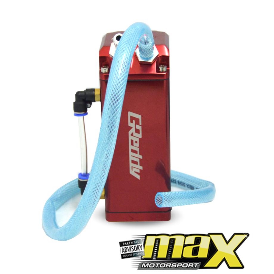 GReddy Oil Catch Tank - Red – Max Motorsport