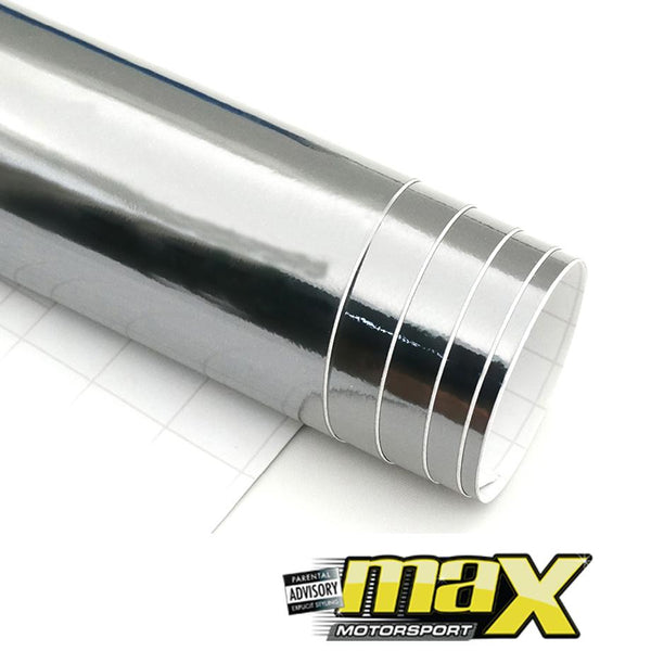 Gloss Chrome Vinyl Wrap Sticker 1m x 1.5m – Max Motorsport