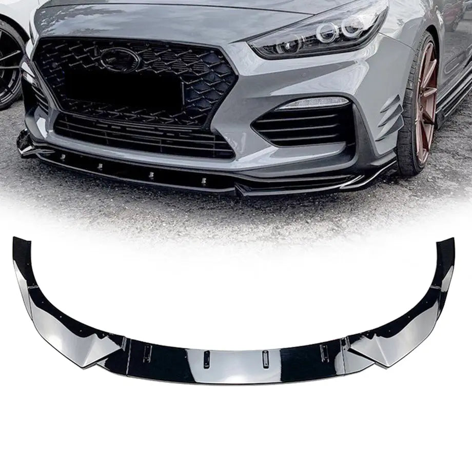Hyundai i30 N-Series (20-On) 3-Piece Gloss Black Front Spoiler – Max ...
