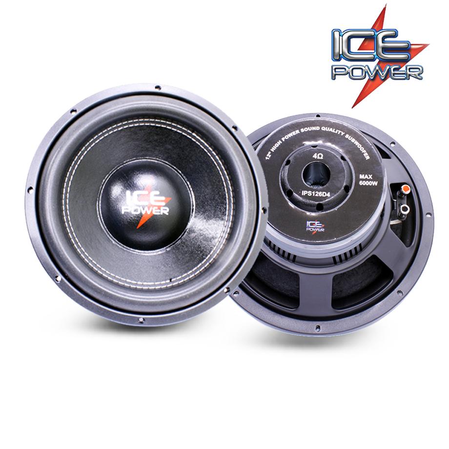 Ice Power IPS-126D4 12″ Dual Voice Coil Subwoofer (6000w) – Max Motorsport