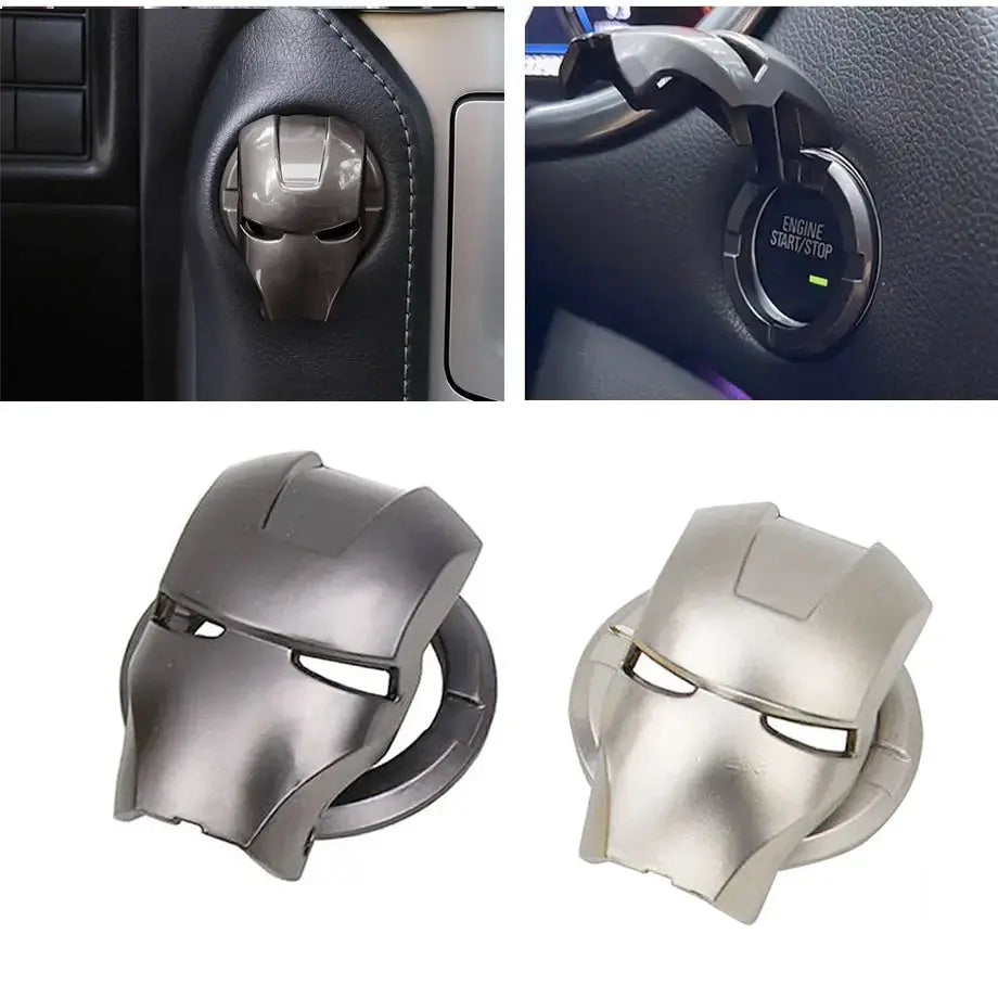 Iron Man Style Flip Up - Push Start Button Cover – Max Motorsport