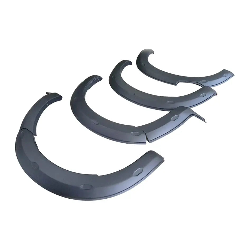 Isuzu D-Max (21-On) Matte Black Smooth Plastic Wheel Arch Kit (6-Inch ...