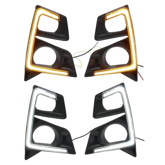 Isuzu D-Max (21-On) Dual Function DRL LED Fog Light Surrounds – Max ...