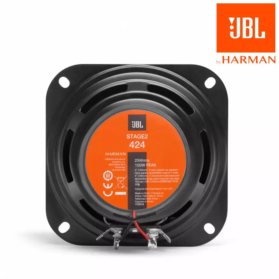 JBL Stage2 424 - 4 Inch 2-Way Coaxial Speaker (150W) – Max Motorsport