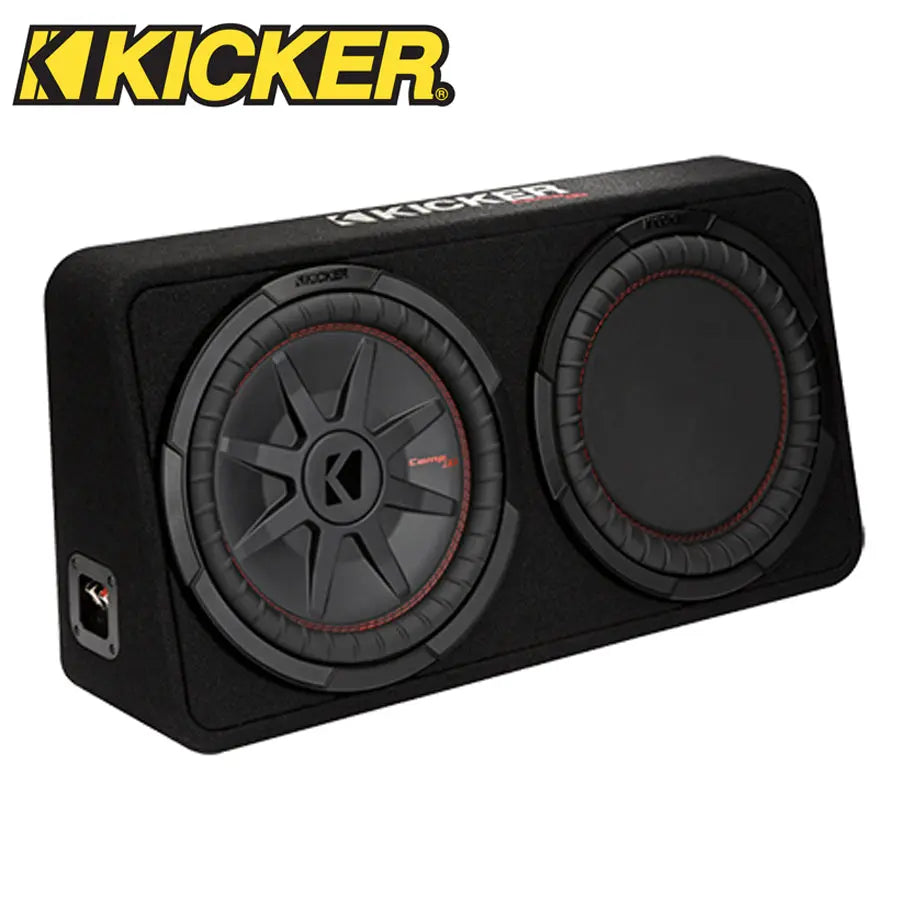 Kicker Comp RT Series 12" Slim Loaded Subwoofer Enclosure (1000W) – Max ...