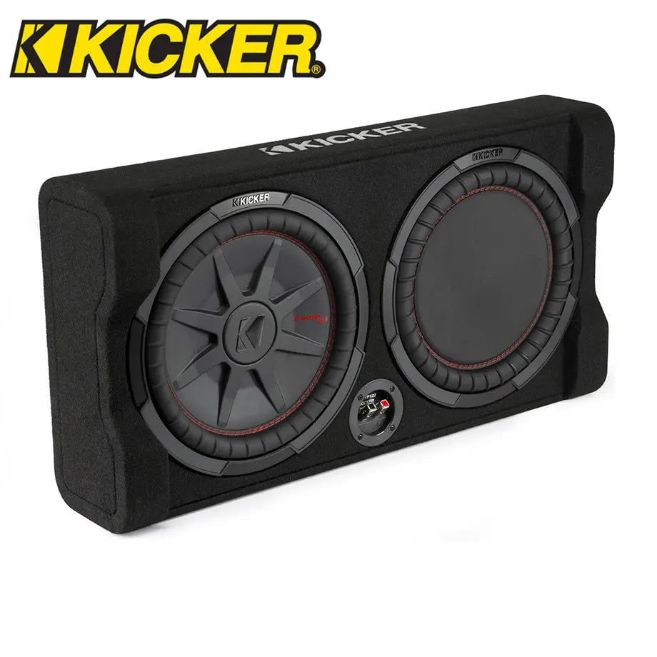 Kicker Comp RT Series 10" Down Firing Subwoofer Enclosure (800W) – Max ...