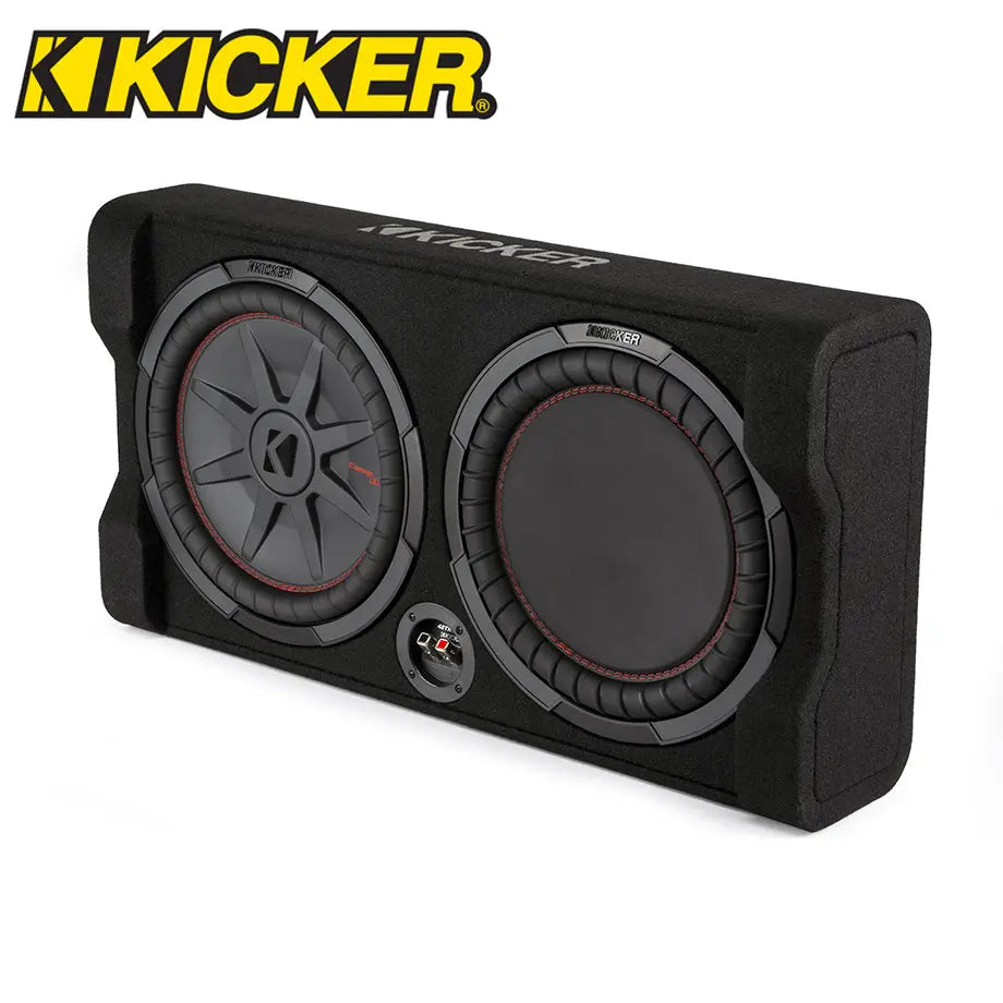 Kicker Comp RT Series 12" Down Firing Subwoofer Enclosure (1000W) – Max ...