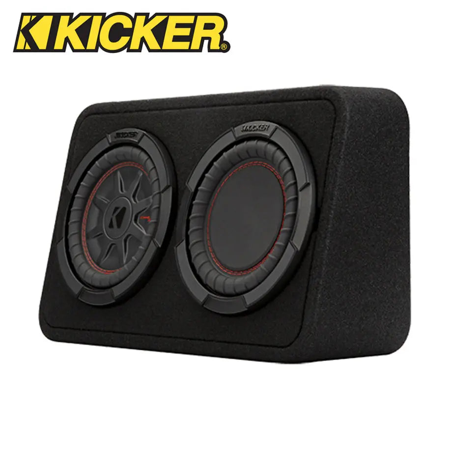 Kicker Comp RT Series 8" Slim Loaded Subwoofer Enclosure (600W) – Max ...