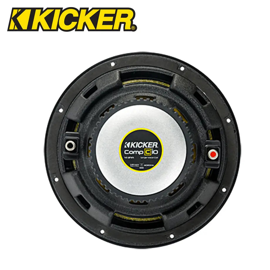 Kicker CompC Series 10" 4 Ohm SVC Subwoofer (500W) – Max Motorsport
