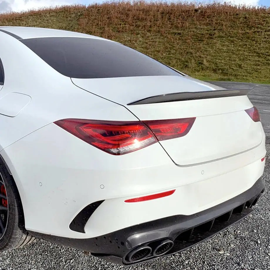 Merc W118 CLA - AMG Style Gloss Black Plastic Boot Spoiler (20-On ...